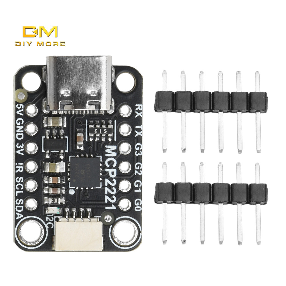 DIYMORE Mcp2221A Usb To Gpio Adc/I2C Adapter Module Type-C | Shopee Philippines