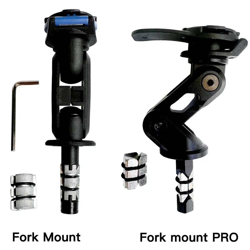 QD LOCK Motorcycle Phone Mount Fork Mount / Form Mount PRO Phone Holder ...