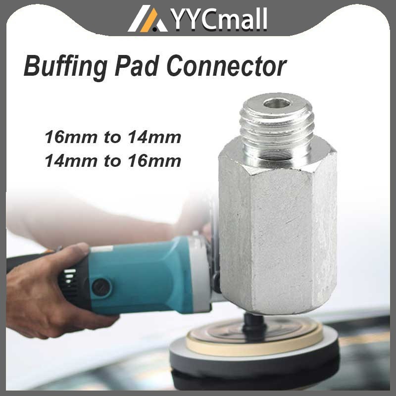 Buffing Pad Aluminum Adaptor M16 To M14 Thread Converter Connector ...