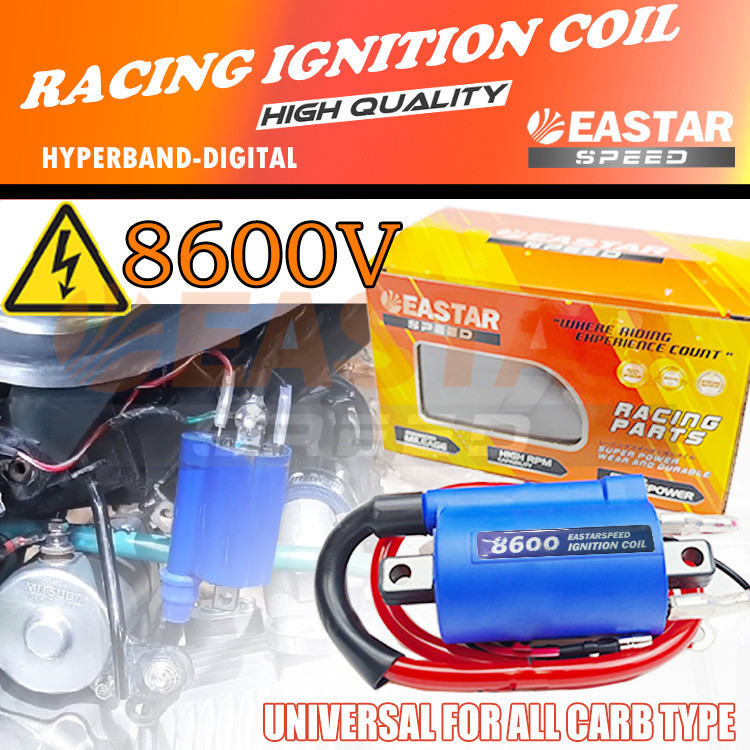 8600V RACING IGNITION COIL UNIVERSAL For All Carb Type | Shopee Philippines