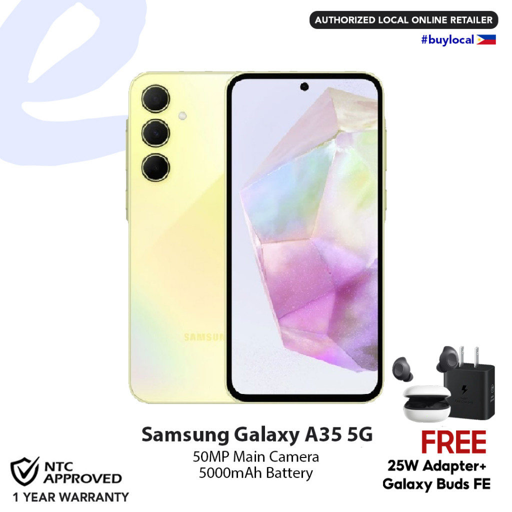 Samsung Galaxy A35 5G | 6.4" AMOLED | 50MP Triple Camera | 8GB+256GB ...