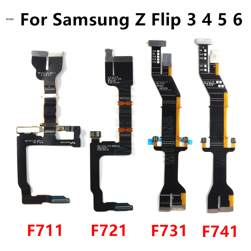 Mainboard Flex Cable For Samsung Galaxy Z Flip 3 4 5 6 F711 F721 F731 F741 Motherboard Dock ...