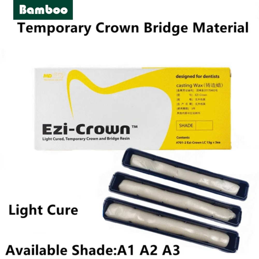 Ezi-Crown-Dental-Temporary Crown Bridge Material Light Cure Composite ...