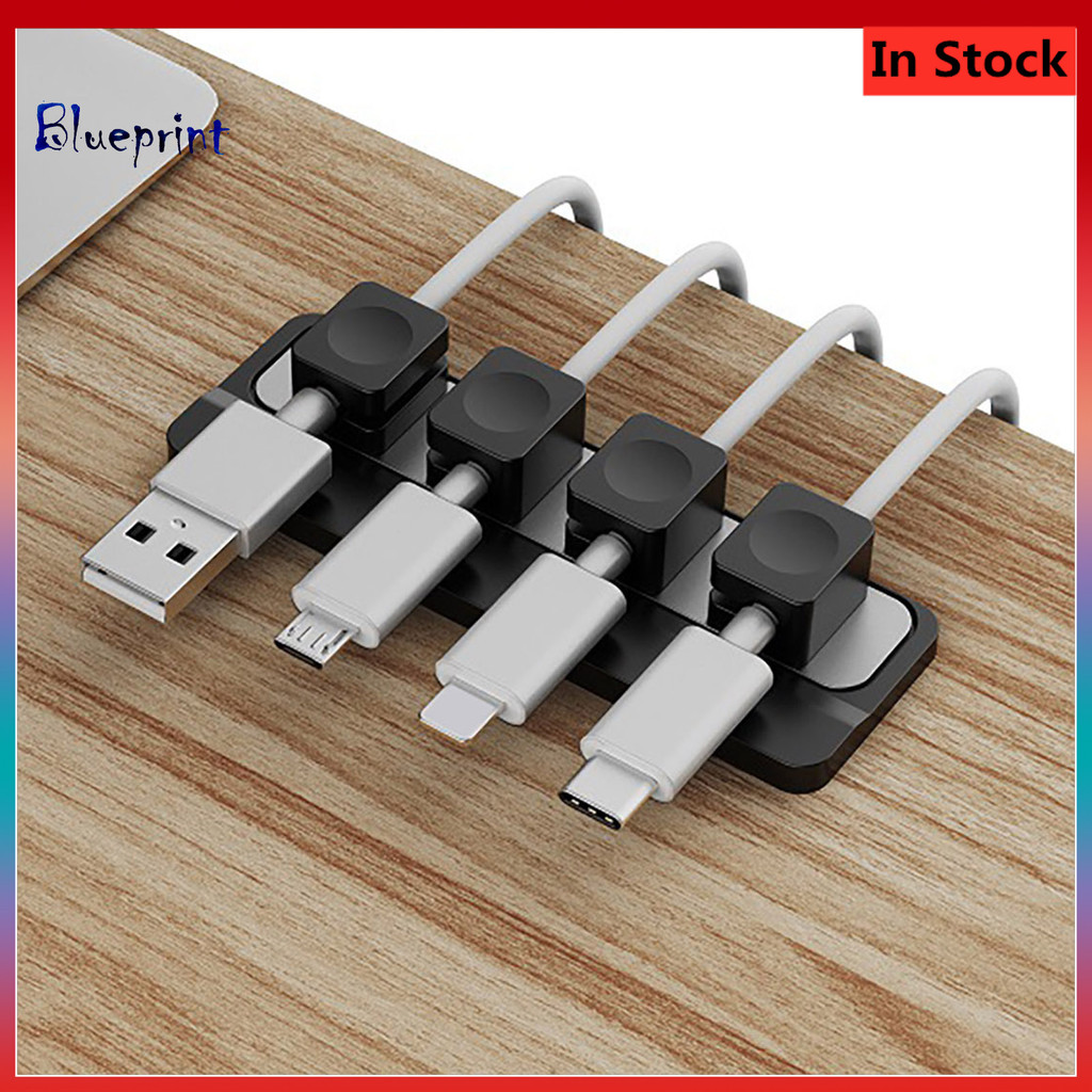 BLP Cable Organizer Adjustable ic Cable Clip Self-adhesive Cord Holder ...