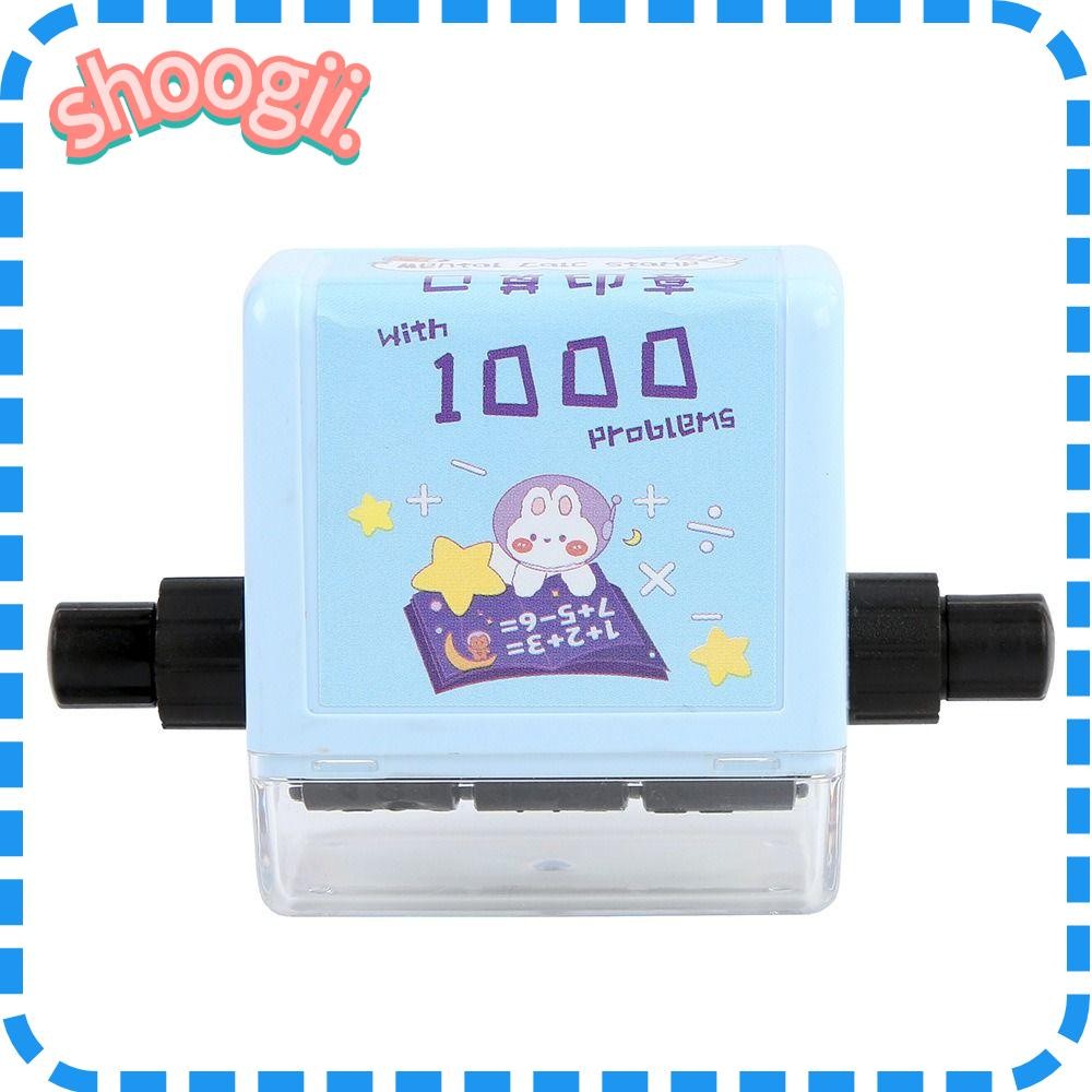 SHOOGYY Math Rolling Stamp, 2-in-1 Reusable Math Roller Stamp ...