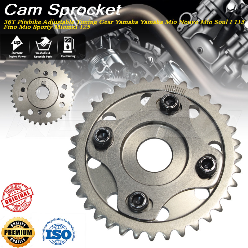 36T Pitsbike Adjustable Timing Gear Yamaha Yamaha Mio Nouvo Mio Soul I ...