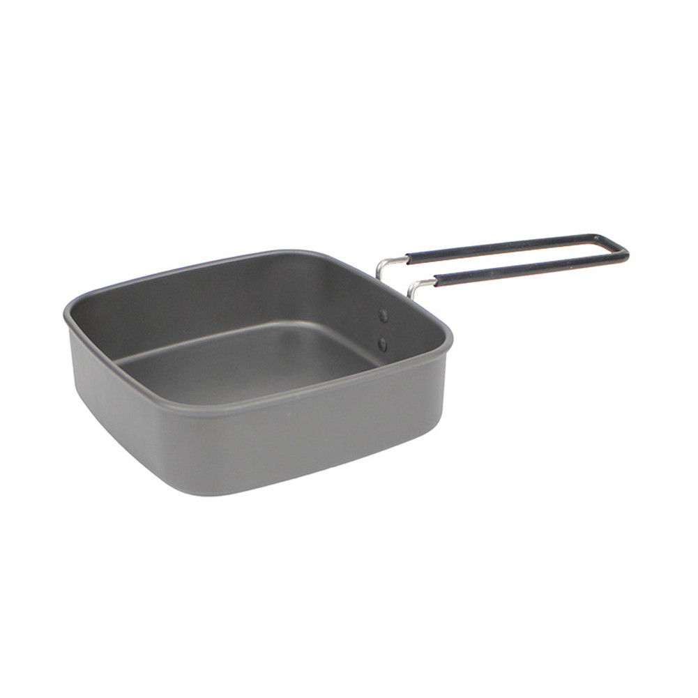 2 In 1 Camping Cookware Set with Storage Bag Folding Frying Pan Cooking ...