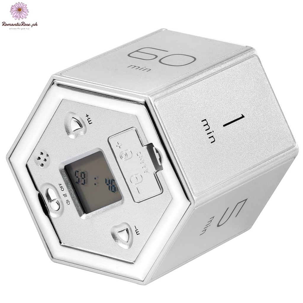 Pomodoro Timer 1 5 10 25 30 60min And Custom Countdown Flip Focus Timer Hexagon Rotation Timer