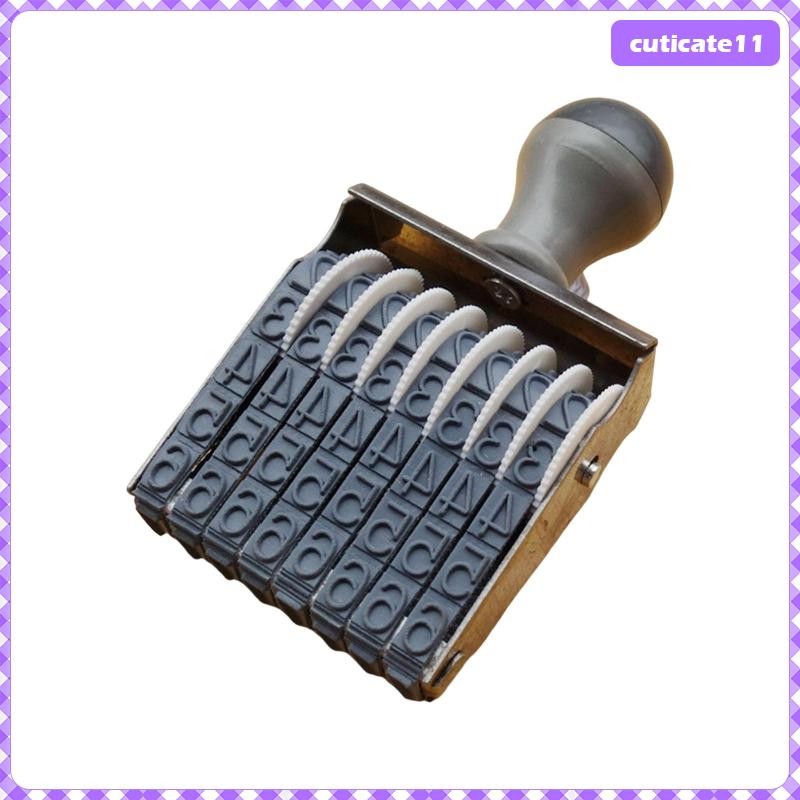 [Cuticate1] Numbering Stamp Numbering Stamp Trolley 8 digits Supplies ...