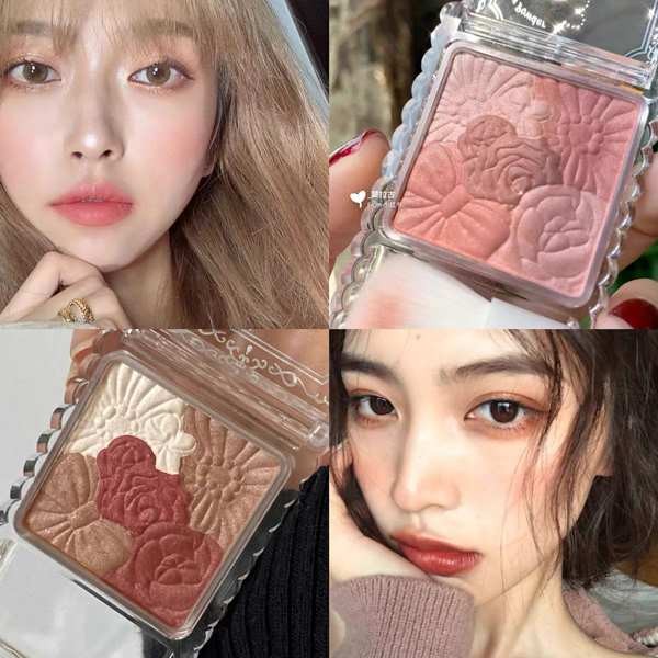 liquid blush blush Japan CANMAKE Petal Blush Matte 05 All-in-One Disc ...