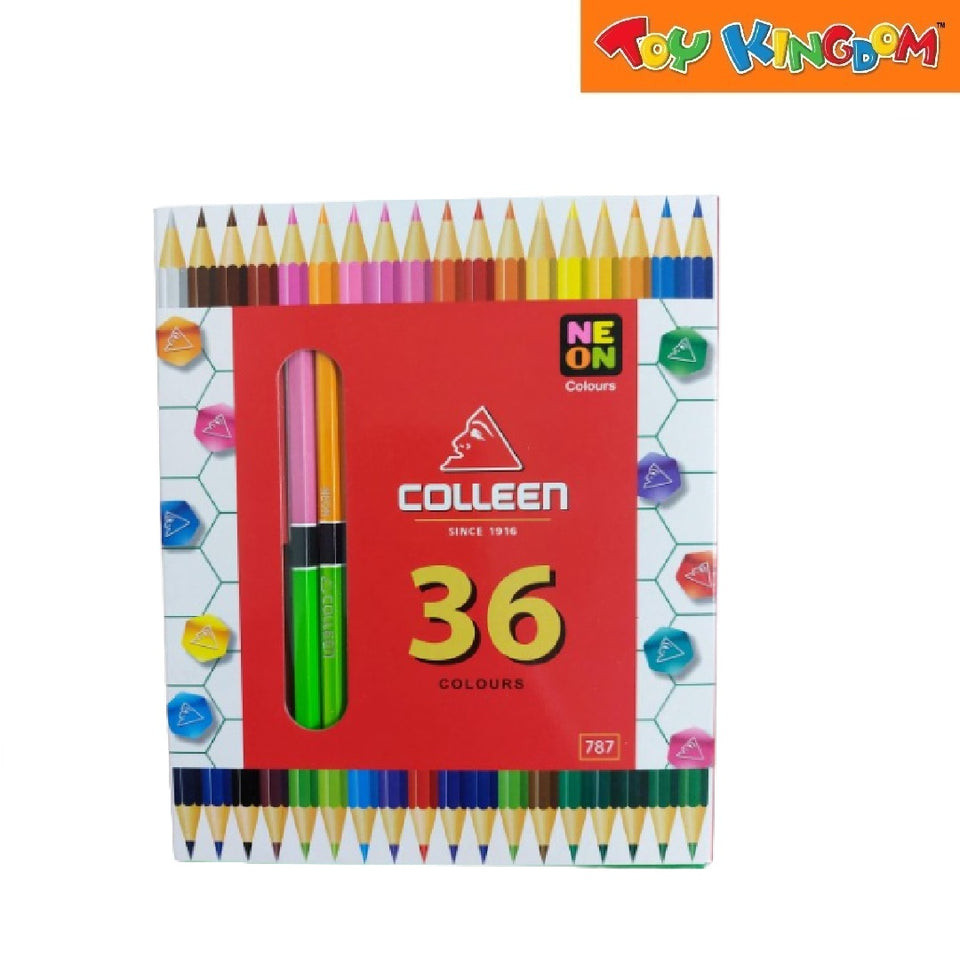 Colleen 36 Colored Pencils Dual Tip Hexagon | Shopee Philippines