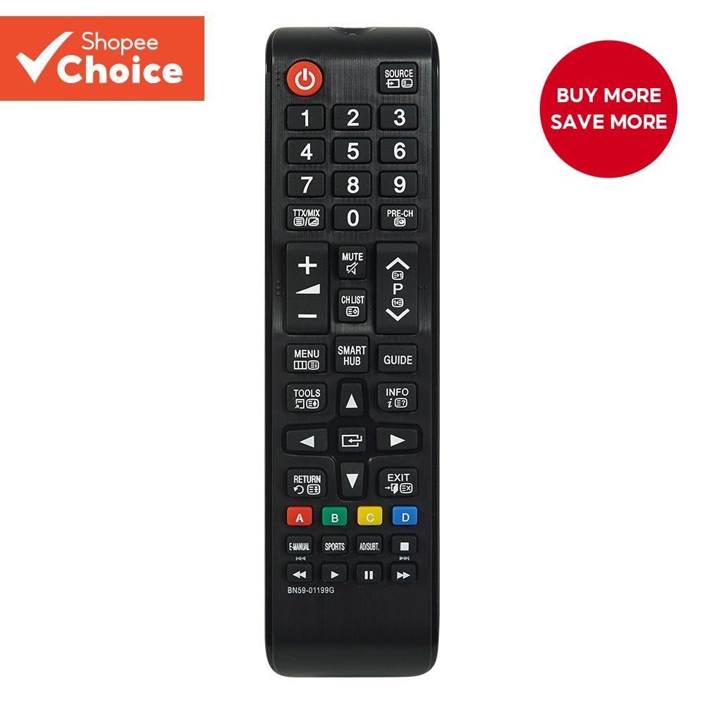 BN59-01199G Replacement Remote Control for Samsung Smart TV Curved 4K ...