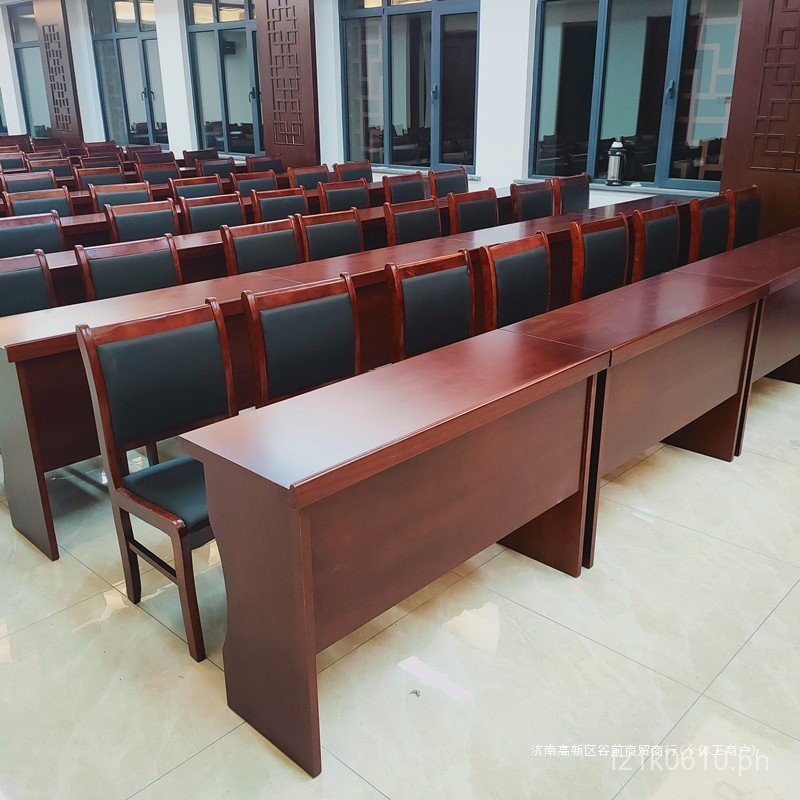 Double Desk1.2Strip-Shaped Conference Room Painted Solid Wood Meeting ...