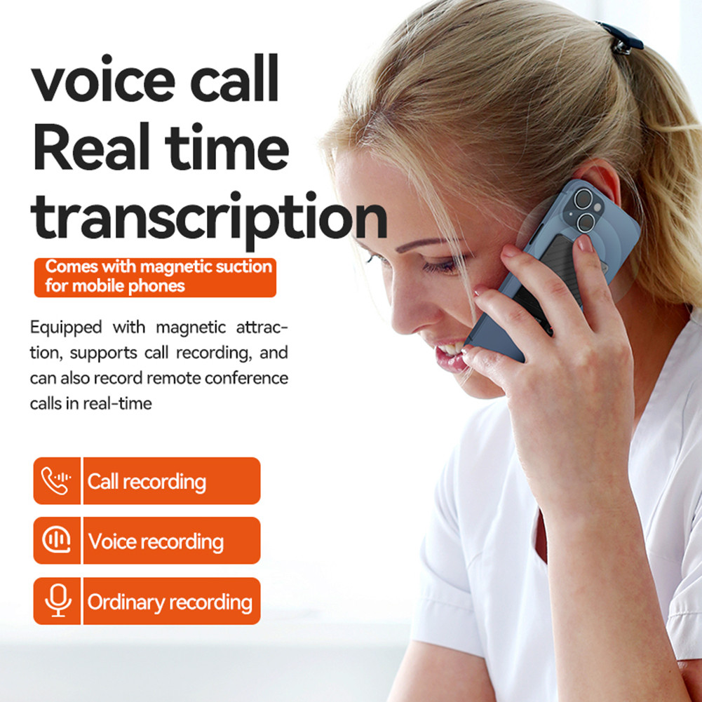 Digital AI Voice Recorder with Real-Time Transcription & Translation ...