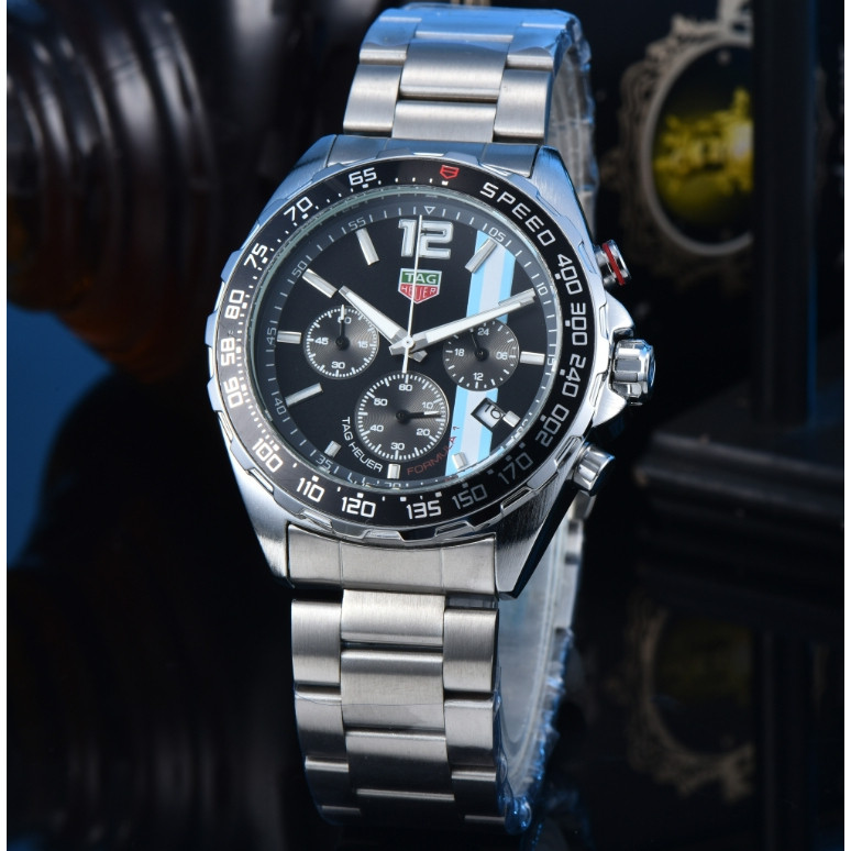 tag Fashion New Style tag Men's Sports Watch Three-Eye Chronograph ...