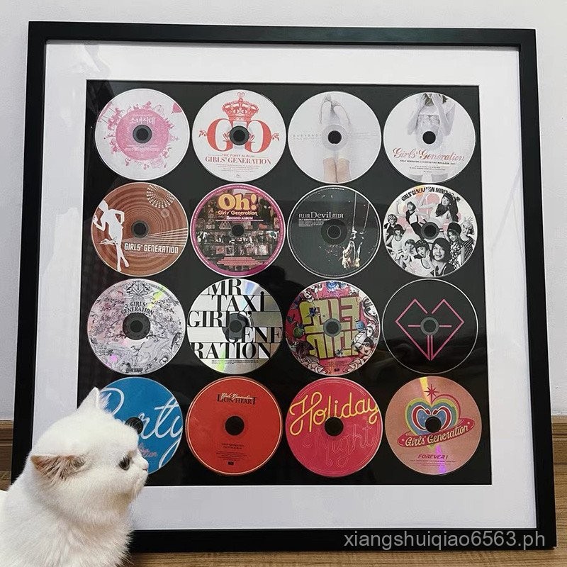 cd Picture Frame CD Storage Album Collection dvd Album Solid Wood ...