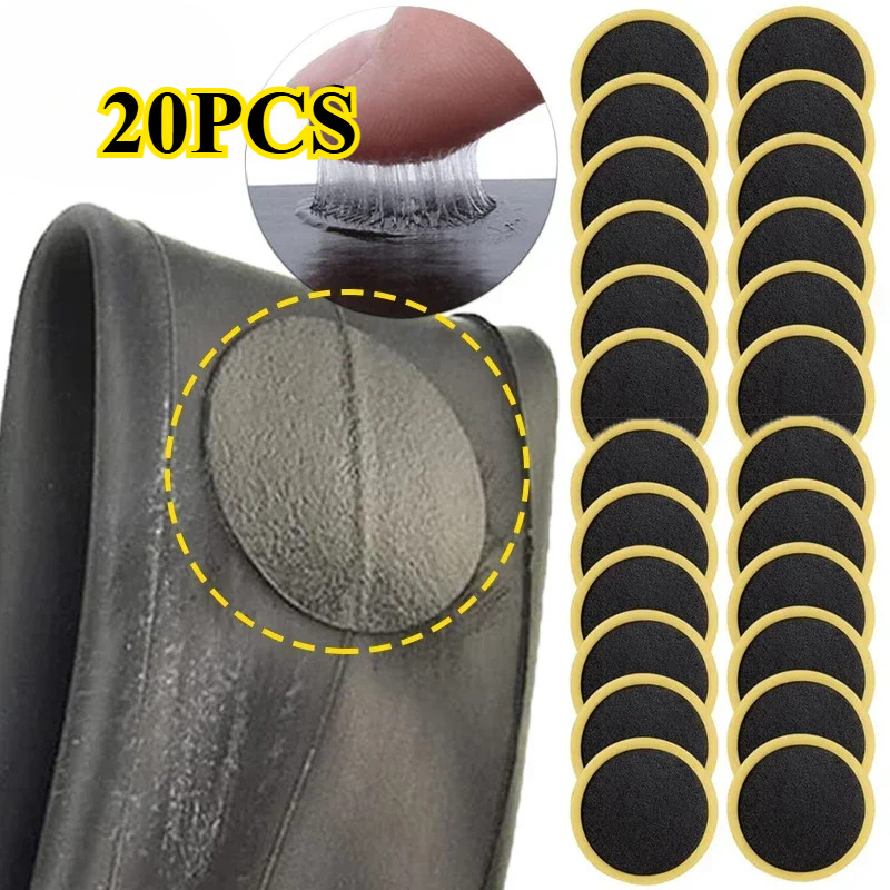 Bicycle Tire Repair Patch Glue-Free Adhesive Quick Repairing Tyre ...