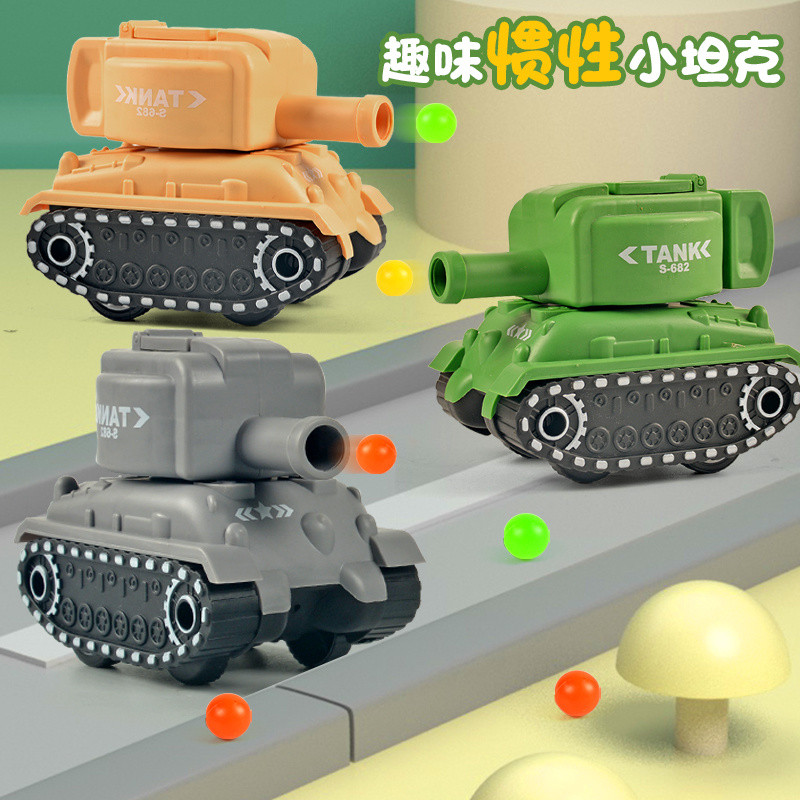 Children Catapult Tank Car Launchable Cannonball Armored Military Model ...