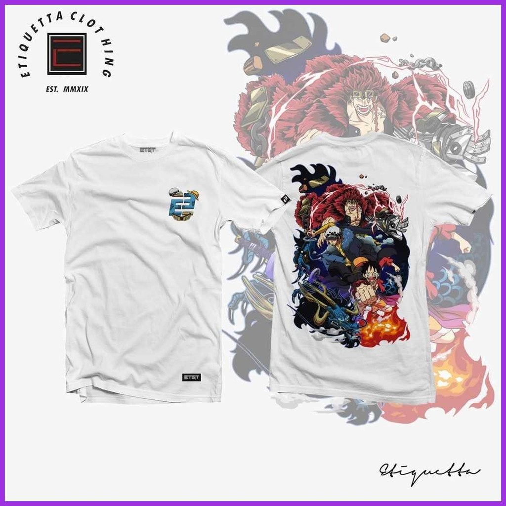 Anime`Uw:Shirt.D@-&W`Unisex;j`-;X`Etiquetta;P`Co.;J`-;w`One Piece - The ...