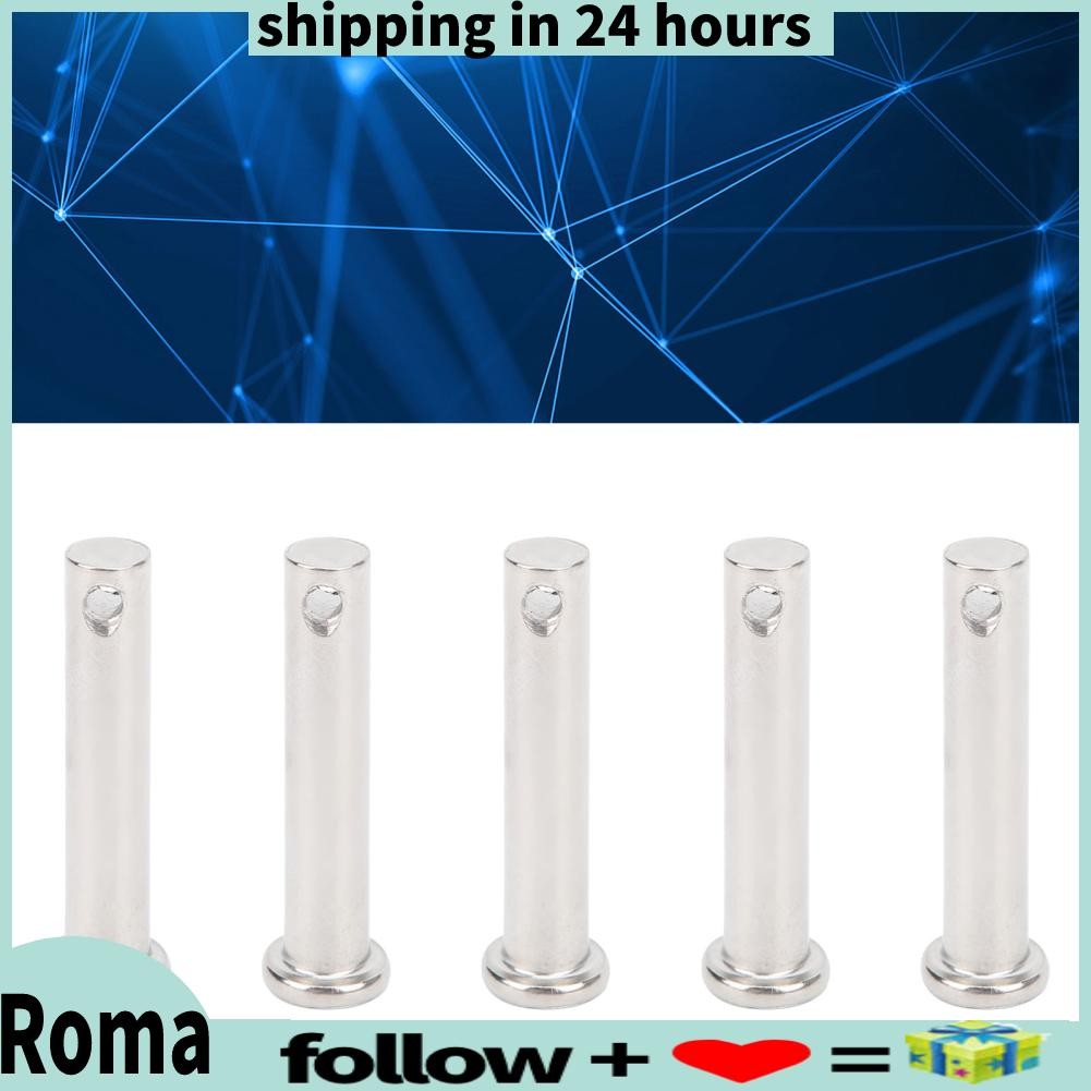 Romanticshop Stainless Steel Pin Shaft Positioning 10Pcs Round Clevis ...