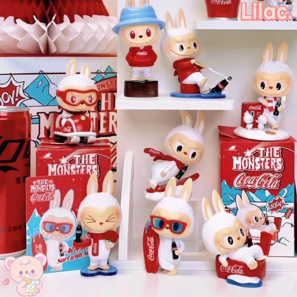LILAC Labubu Figure, Cola Series POPMART Labubu Doll, High Quality ...