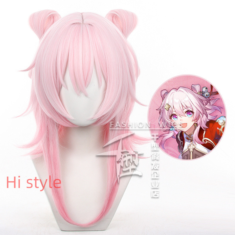 Honkai: Star Rail March 7th cosplay wig bow | Shopee Philippines