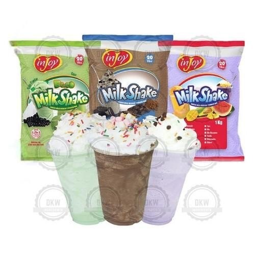Injoy Milk Shake Powder 1kg (Avocado, Pandan, Choco Fudge, Kisses ...
