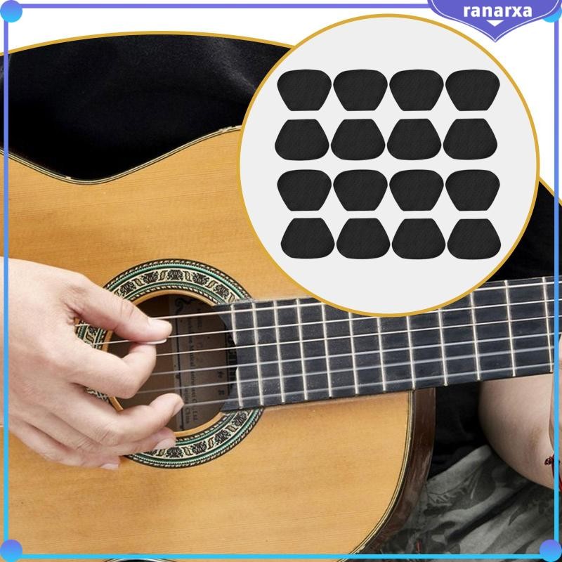 [Ranarxa] 16x Guitar Picks Grips Self Sticky Compact Versatile Anti ...