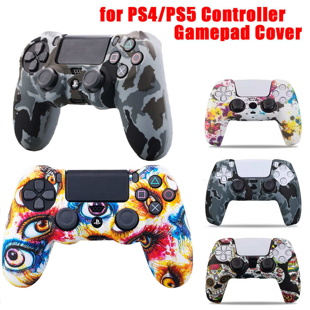 Soft Protective Silicone Case for PS4 / PS5 Controller Gamepad Cover ...