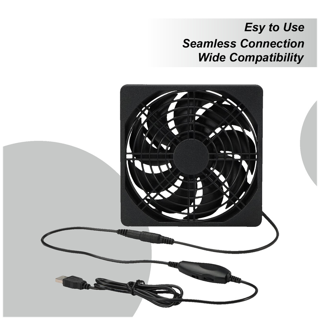USB Fans for Cooling Powerful External PC Cooling Fan USB Powered Fan ...