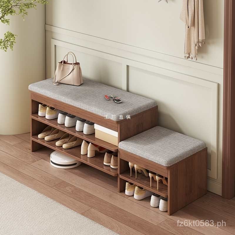 Multi-layer Shoe Changing Bench Shoe Cabinet for Home Use, Small ...
