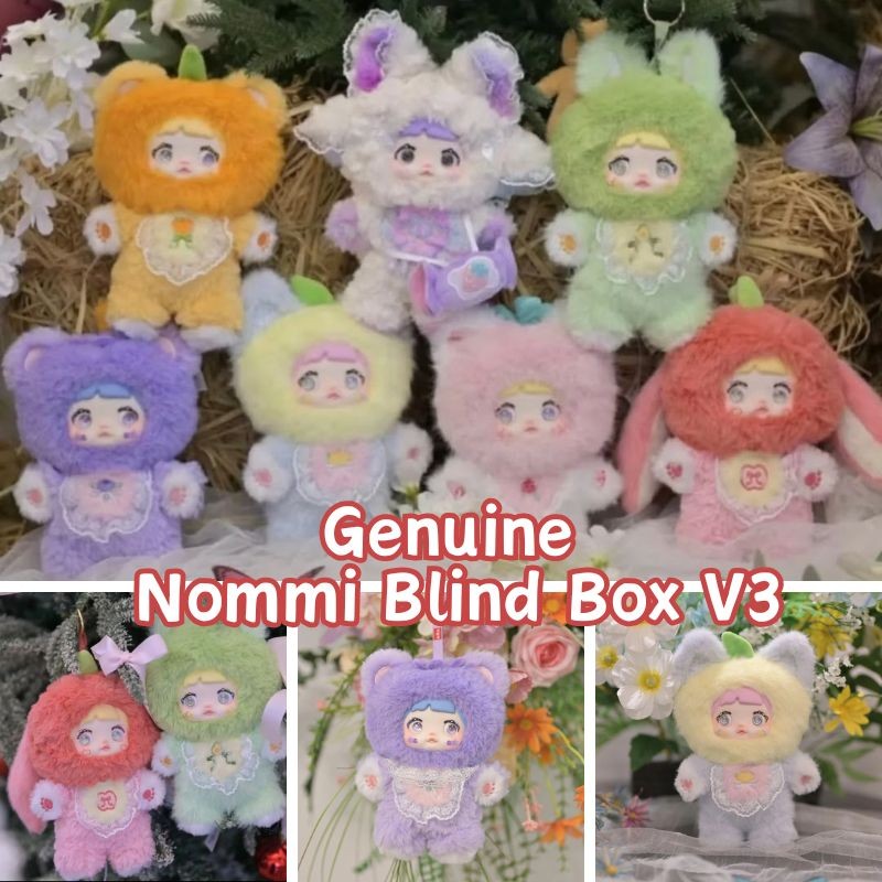Genuine Nommi Blind Box v3 Fruits Plush Cute Stuffed Toy Random Box ...