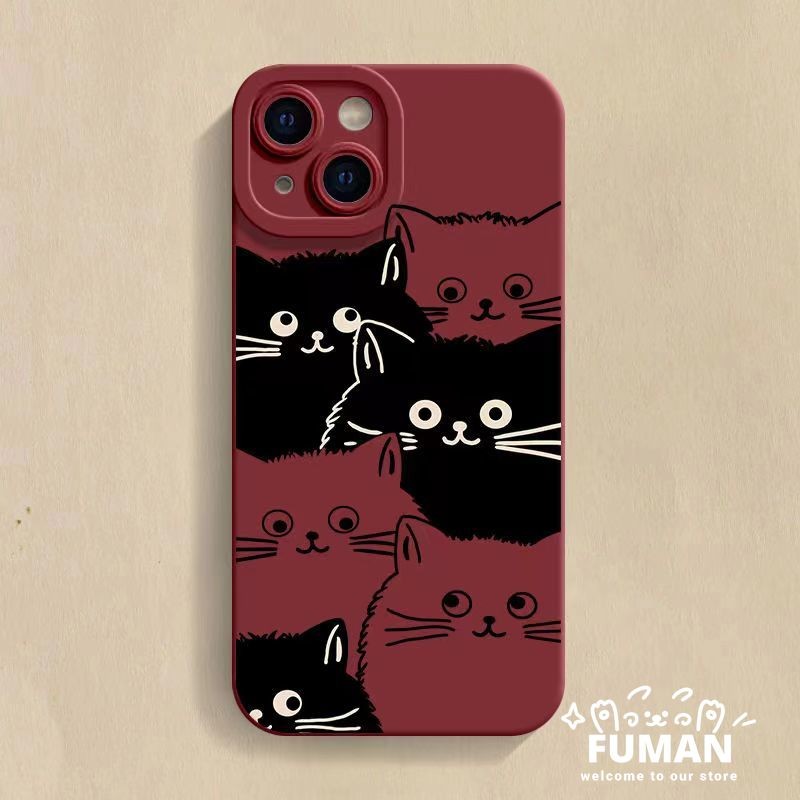 Ins Style Line Black White Cat Casing For Honor X9A X9B X9 X8A X8B X8 ...