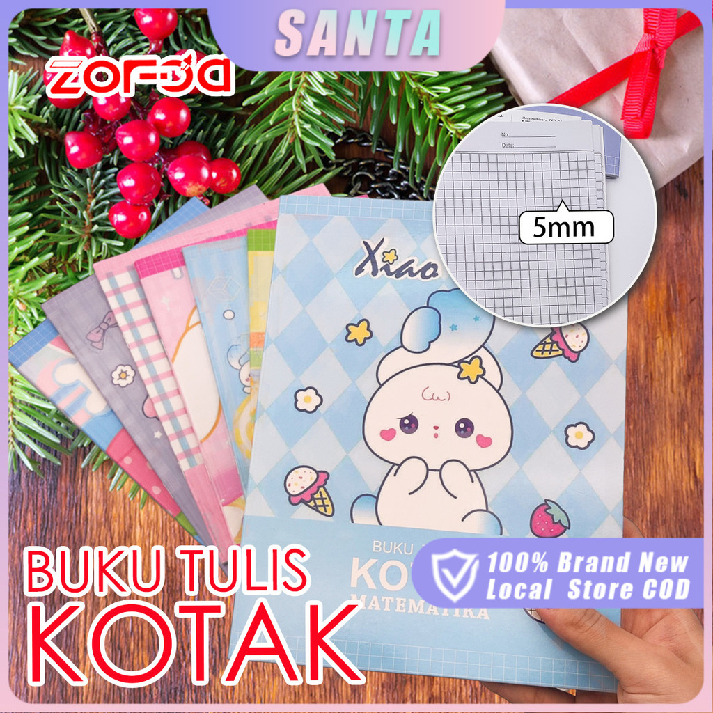 Mathematics Graphing Notebook 36sheets notebook cute cartoon design 5MM ...