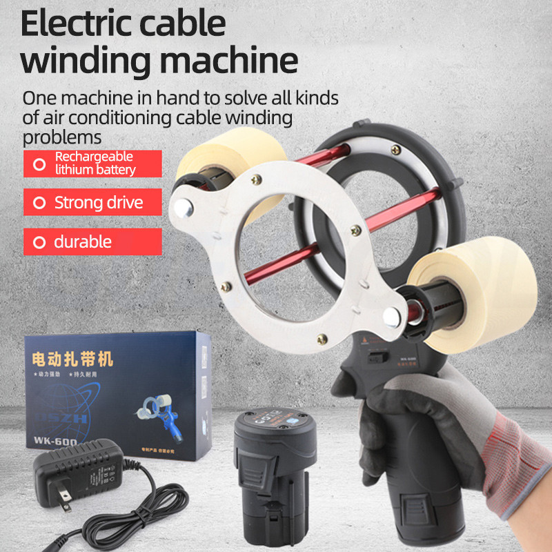 Electric Strapping Machine WK-600 Air Conditioning Copper Pipe Binding ...