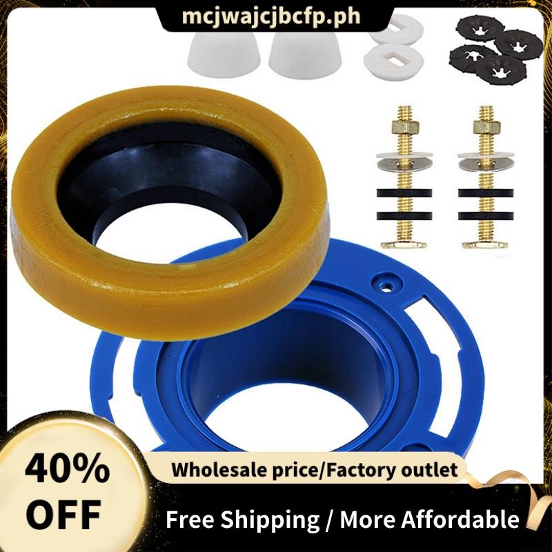 Perfect Toilet Flange with Wax Ring for Toilets Replacement Kit ...