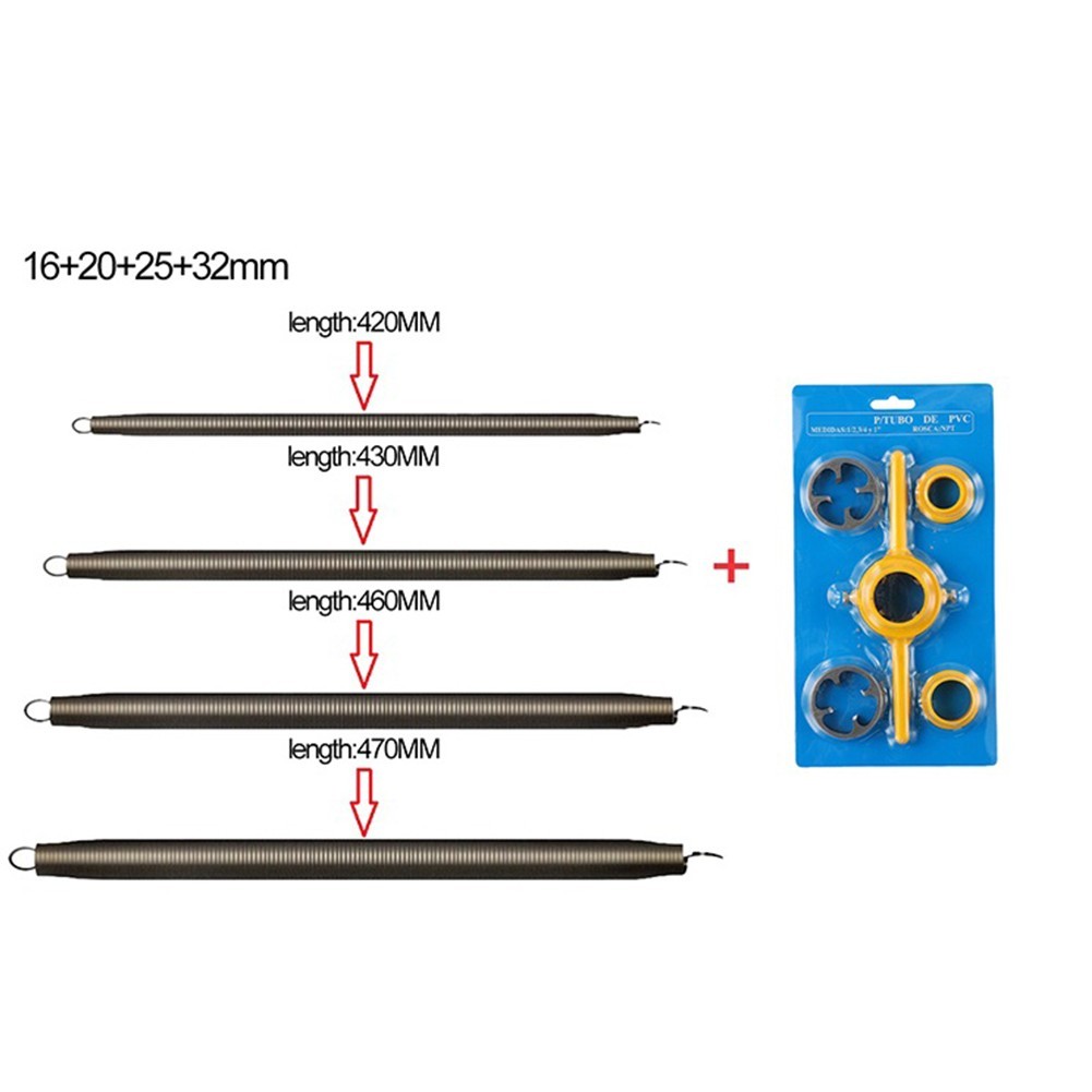 3 in 1 Spring Pipe Bender and Threading Tools for PVC PPR Installation ...