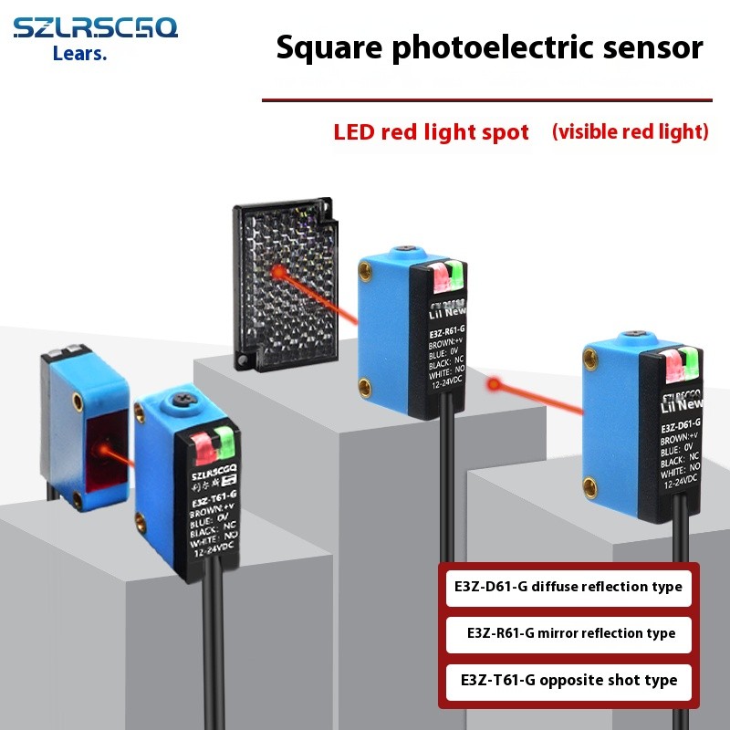 Infrared photoelectric switch sensor E3Z-D61/D62/D81/D82/T61/T81/R61/R81 diffuse reflection ...