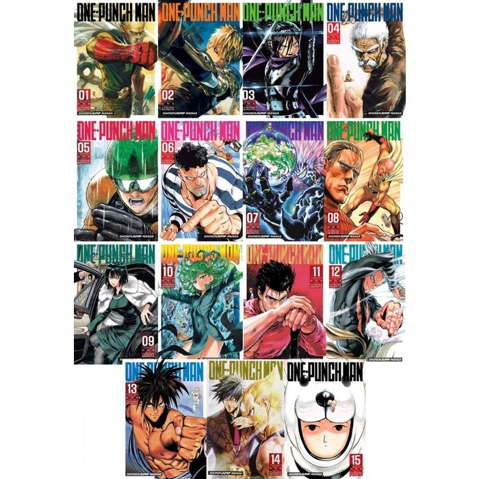 One-punch Man Vol. 1-25 (Manga) English By ONE Yusuke Murata | Shopee Philippines