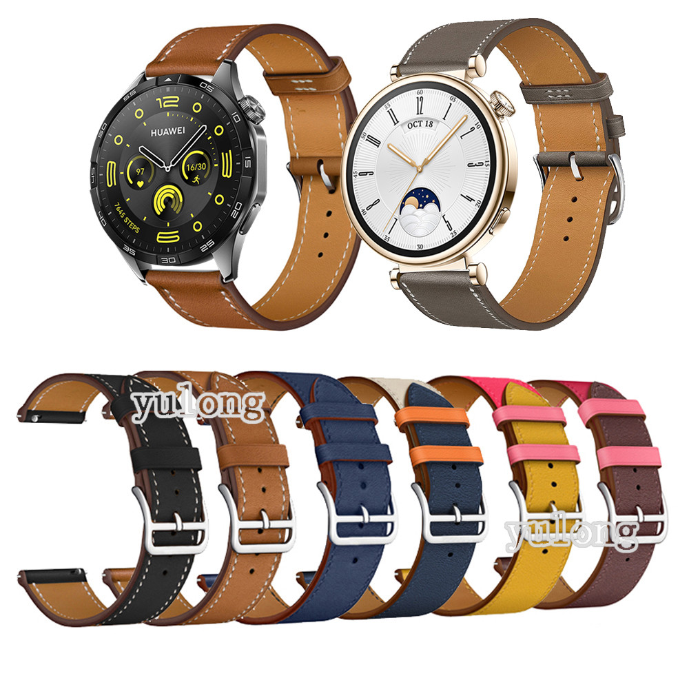 20mm 22mm Leather Strap for Huawei Watch GT5 GT3 GT4 SE GT2 GT2e Watch4 ...