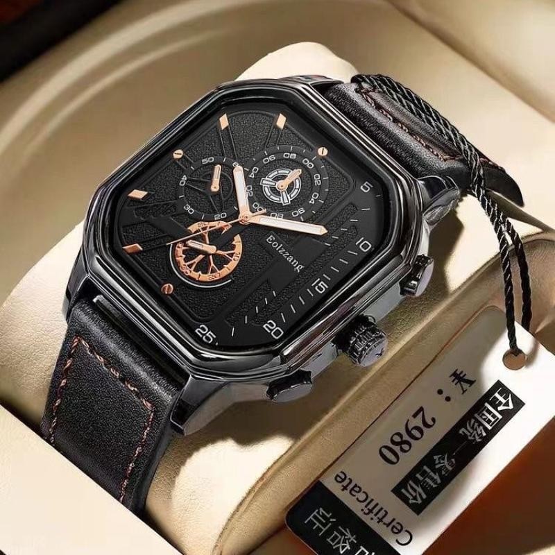 2025 new model Ready Stock 2023 Square Automatic Men's Watch Male High ...