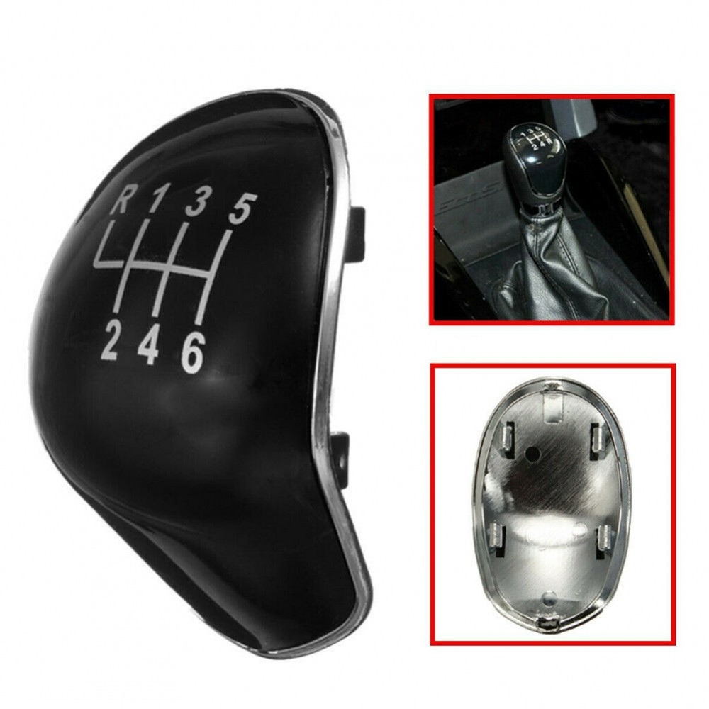 Gear-Shift Knob-Cap Cover Insert For-Ford Focus Fiesta-Mondeo C-max 6 ...