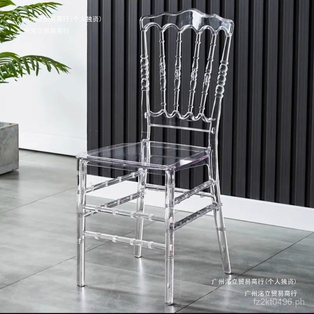 Plastic Outdoor Crystal Chair for Auditorium, Bamboo Transparent ...