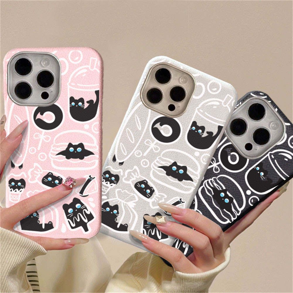 Pocket Cat Case For OPPO Color Leather INS Case Cover A5 Pro A3X A60 ...