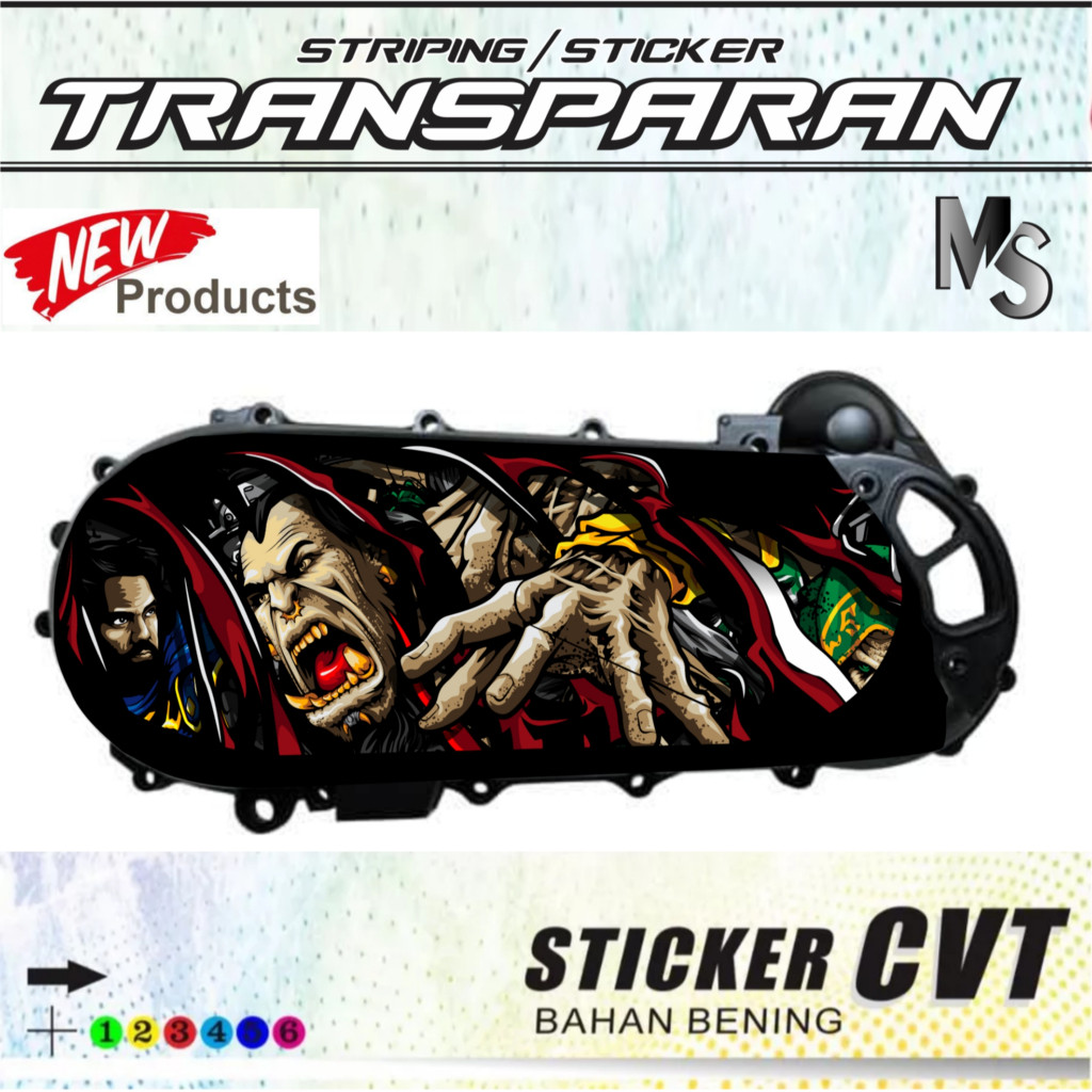 STICKER ALL CVT VARIO KZR LED OLD GEN 1/2 DESIGN ARAI Y2 POLET STICKER ...