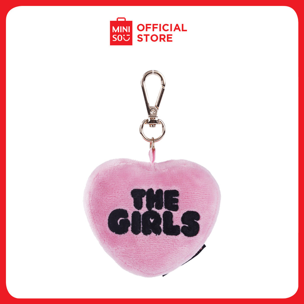 MINISO BPTG Plush Pink Heart Phone Pendant | Shopee Philippines