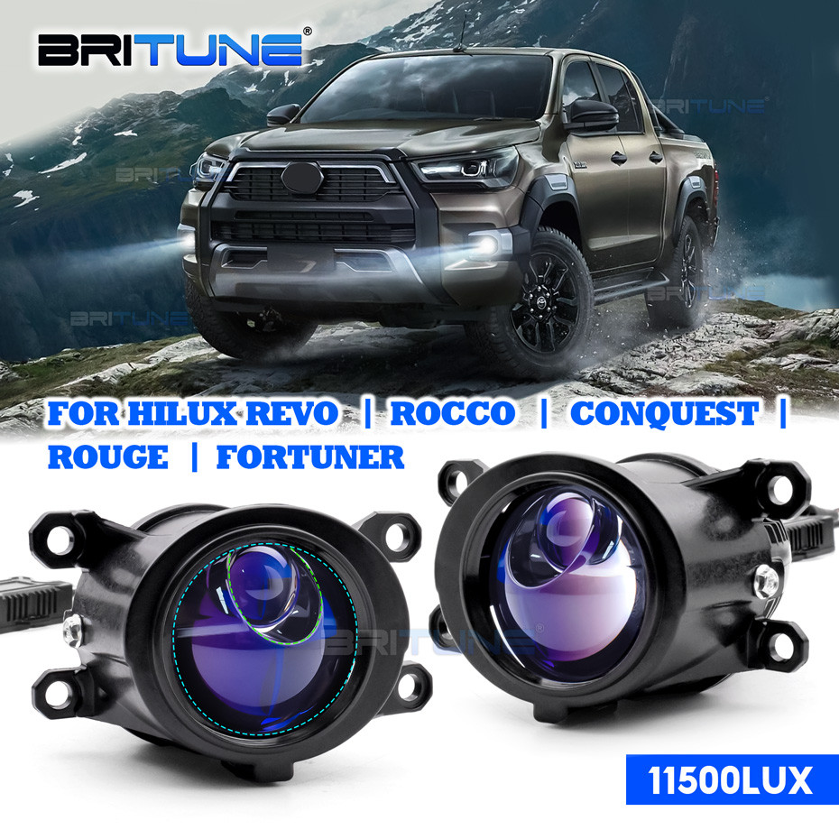 2.0 Inch Tri Color H11 Hyperboloid Bi LED Fog Light For Car For Toyota ...