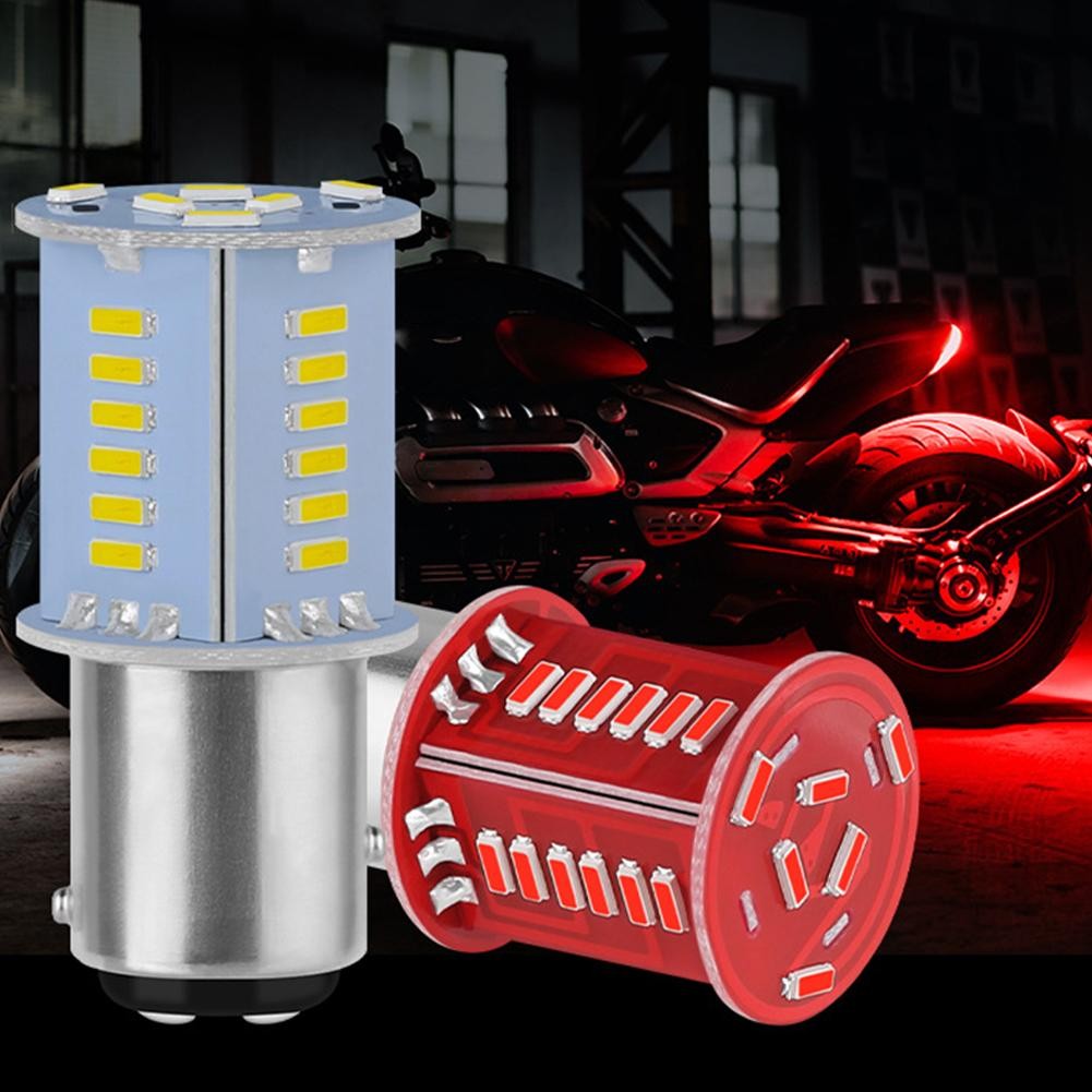 12V Explosive Flash 1157 BAY15D LED Blink Mode & Flowing Mode Flash ...