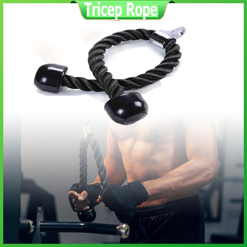 Triceps Rope Tricep Rope Pull Down – 27-inch Rope Length, Easy to Grip ...