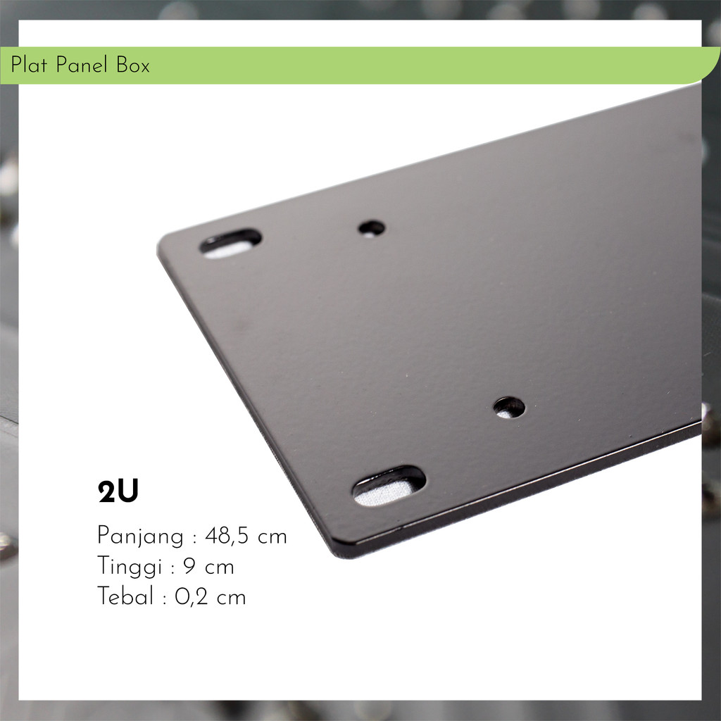 Plain 2U 2 U Power Box Front Panel Without Holes Without Screen ...